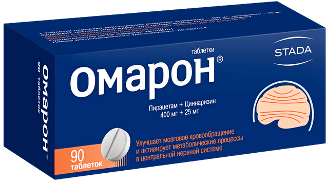 Омарон Таб.400Мг+25Мг №90