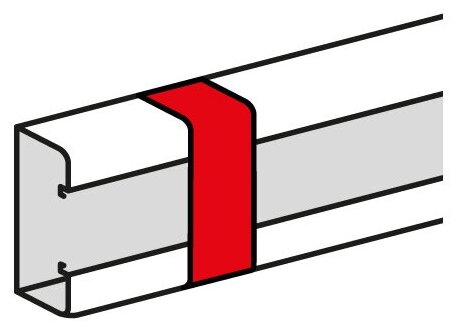Legrand (Легранд) Накладка на стык профиля для кабель-каналов Metra 100x50 638036