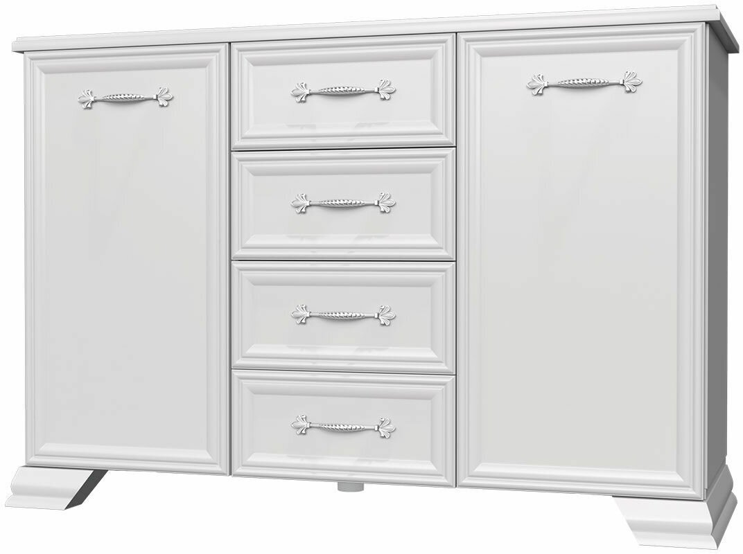 Грация - Комод - 4 ящика, 2 двери