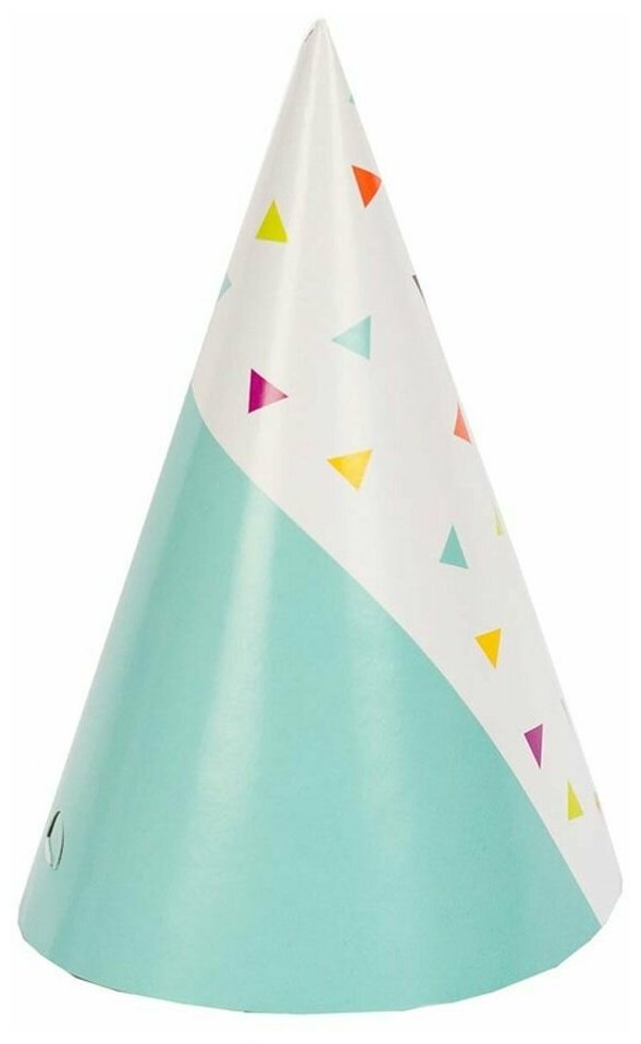 Праздничные колпаки картонные Riota Фуд Party, 6 шт.