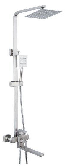 Душевой комплект с тропическим душем и смесителем POTATO P35304S