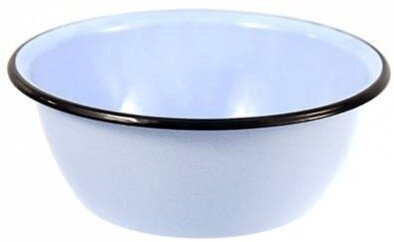 Миска эмалированная Лысьвенские эмали 0308 универсальная белая, диаметр 20см объем 1.5л / салатник для кухни