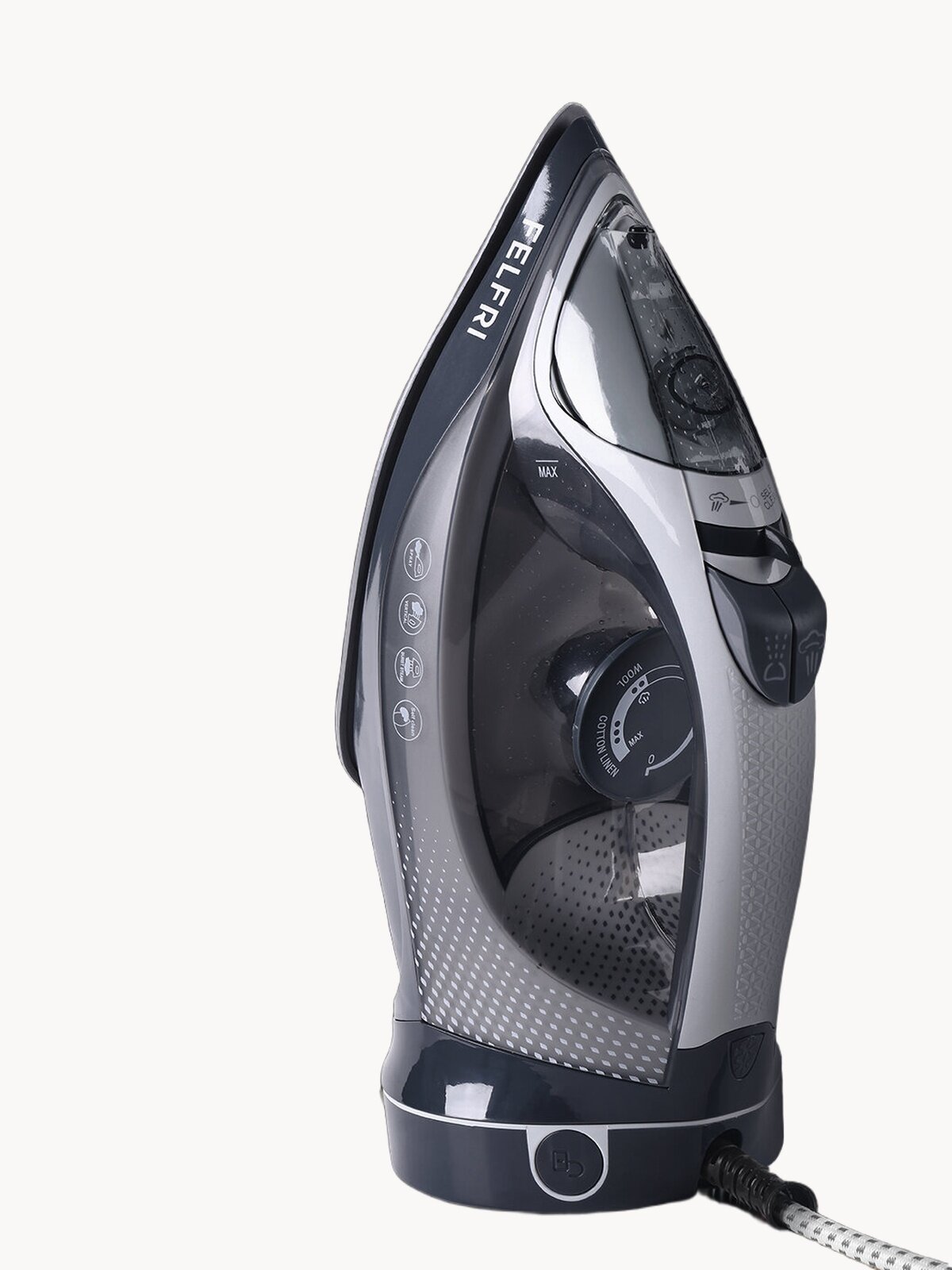 Беспроводной утюг FELFRI IR-07, керамическая подошва, самоочистка, 3000 Вт