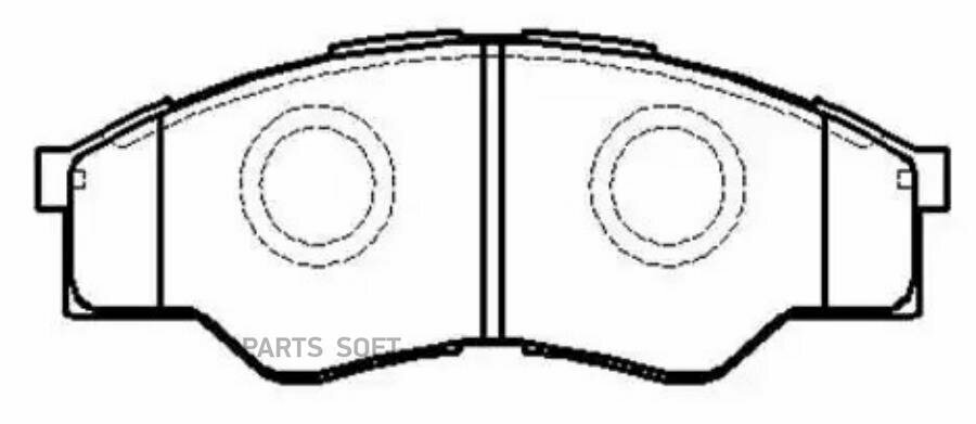 HP5266 HSB Колодки тормозные дисковые TOYOTA: HILUX 2005ON GGN15, KUN16