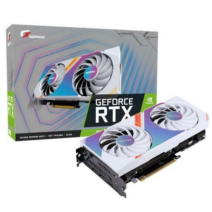 Видеокарта Colorful RTX3050 Ultra W DUO OC 8GB-V GDDR6, HDMI 3xDP LHR RTL (596835)
