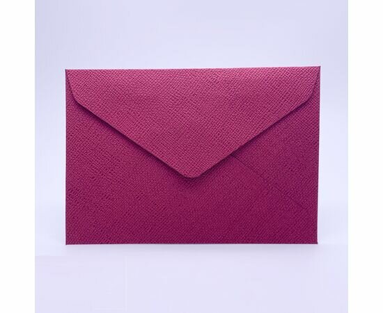 Конверт текстурный 119х162 мм, 10 шт, бордовый