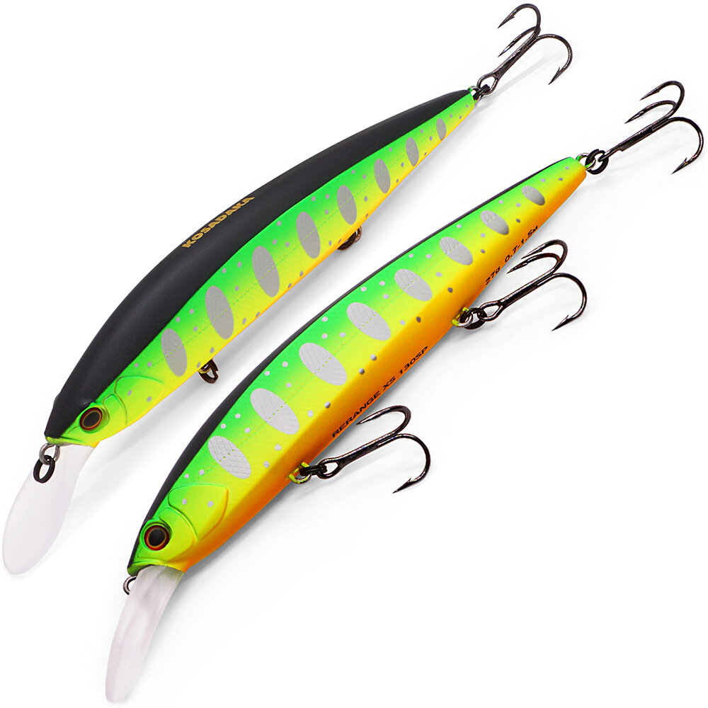 Воблер Kosadaka Rerange XS 130SP суспенд, 130мм, 27г, 0.7-1.5м; FAR