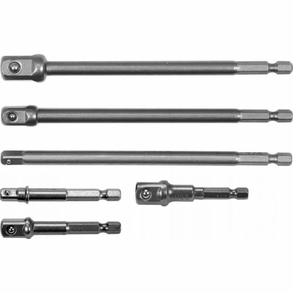 Держатель-адаптеры торцовых головок 1/2", 3/8", 1/2" YATO YT-04629 371404629 092 1, работы