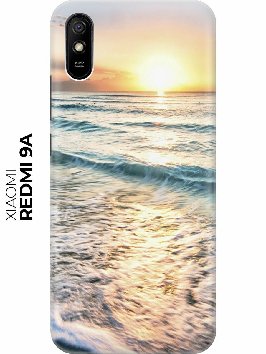 Силиконовый чехол Закат на море на Xiaomi Redmi 9A / Сяоми Редми 9А