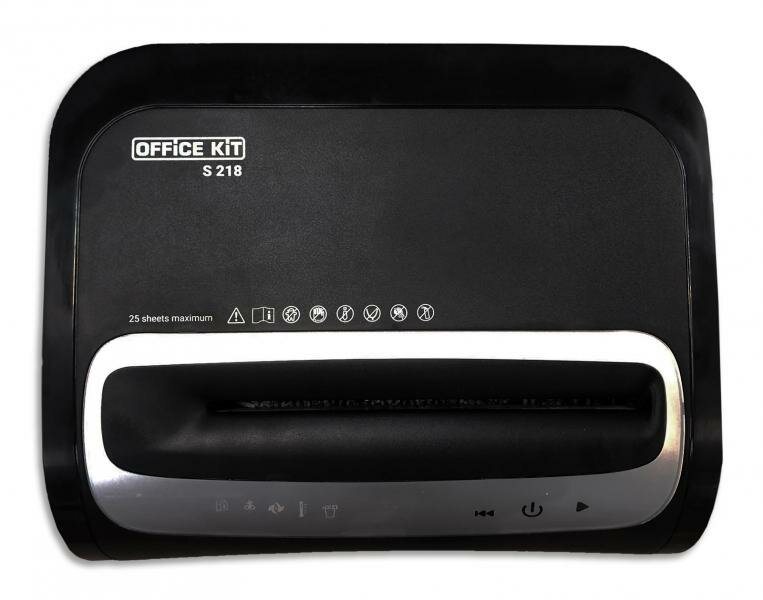 Шредер OFFICE KIT S218 (1,9x13), черный