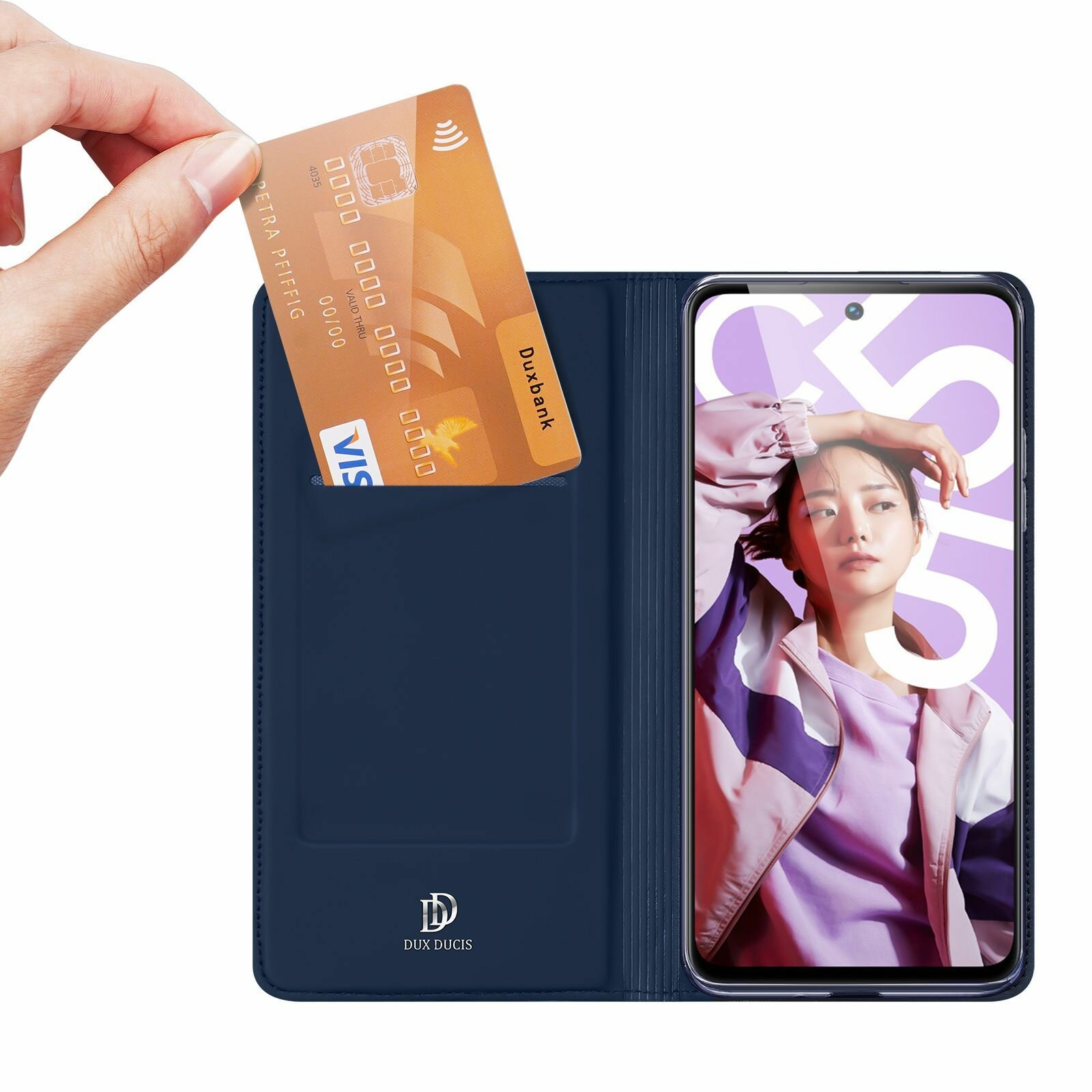 Чехол книжка Dux Ducis для Realme C55, синий