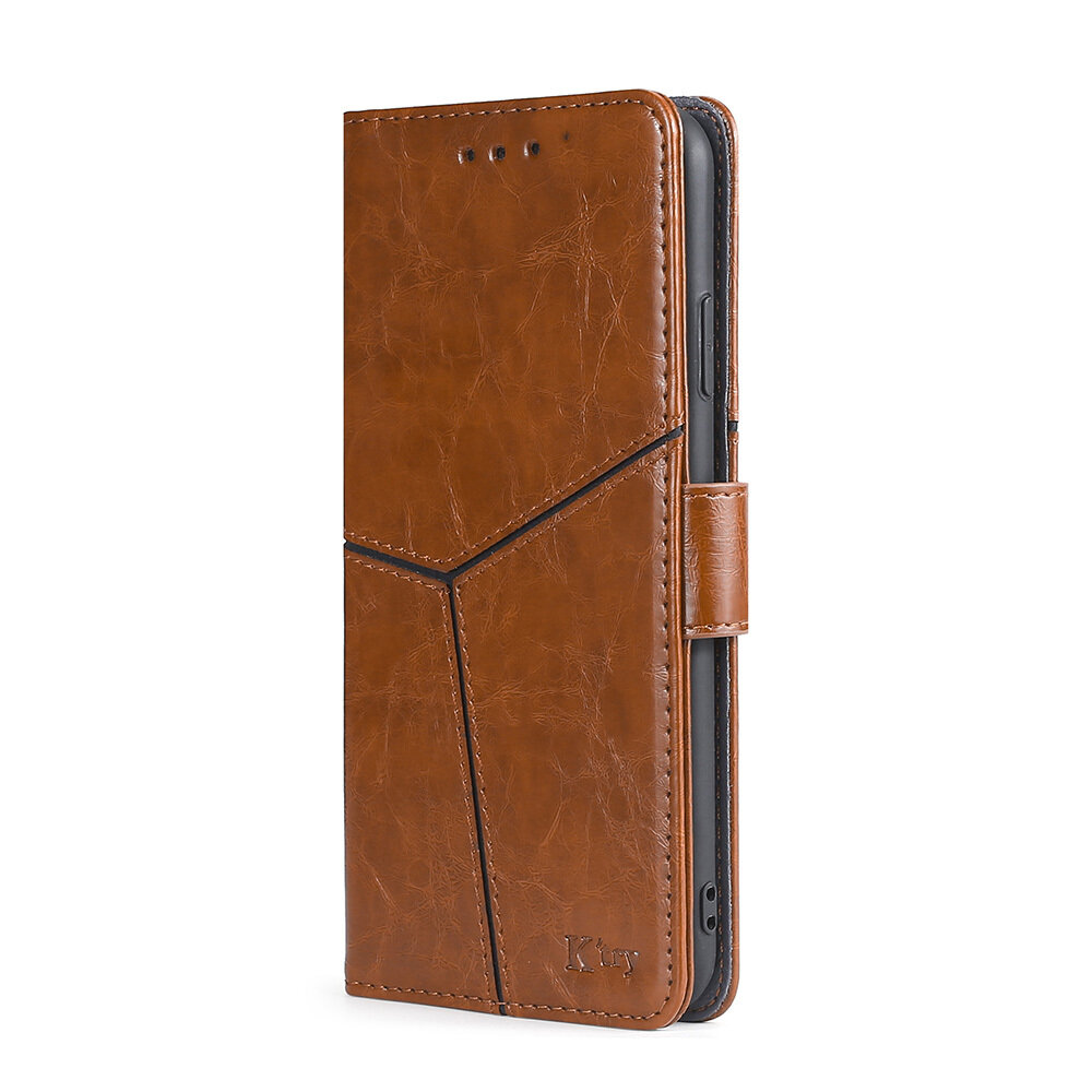 Чехол-книжка MyPads для TCL 30 SE / 30E / 306 / 305 / ТСЛ 30E (Светло-коричневый)
