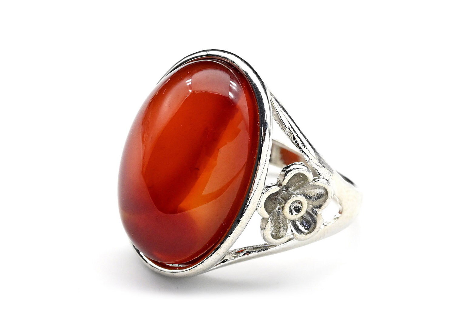 Кольцо, сердолик