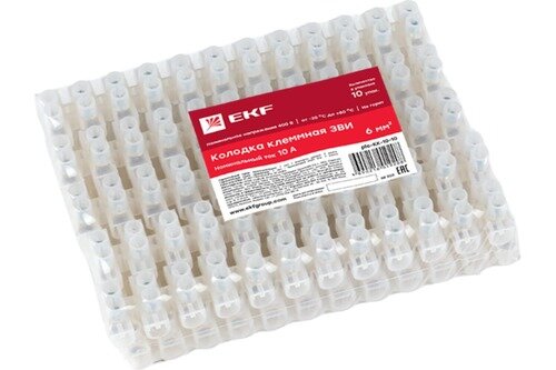 Клеммная колодка 10мм 10А EKF 10 шт plc-KK-10-10