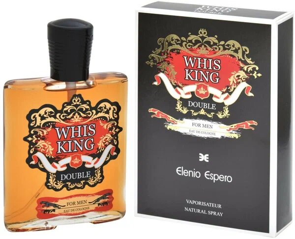 Одеколон Elenio Espero Whis King Double, мужской, древесный, 80мл