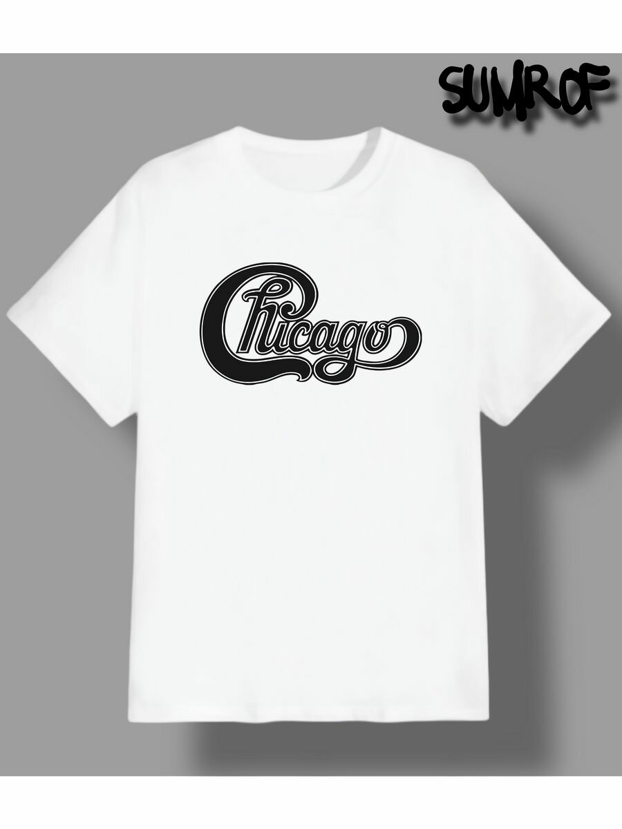 Футболка с надписью чикаго chicago