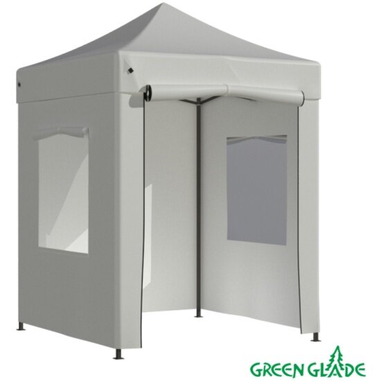 Тент Green Glade садовый быстросборный с боковыми стенками 4 кв. м белый 2101