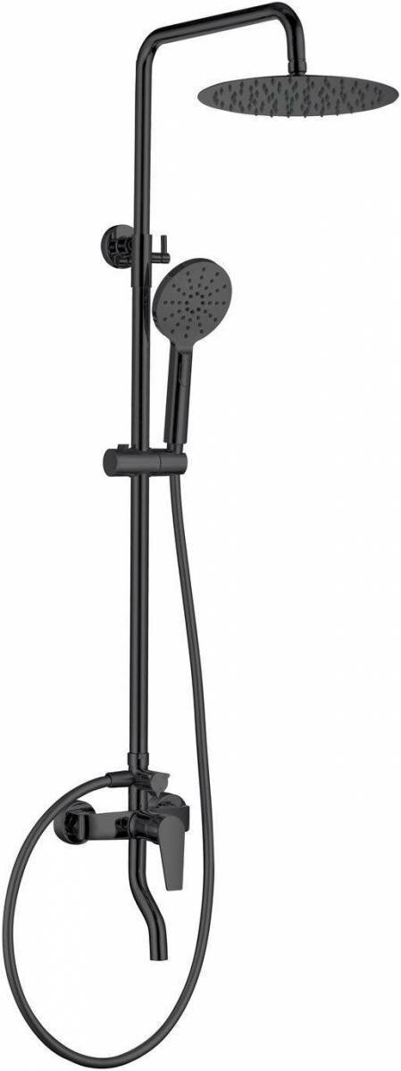 Душевая стойка Allen Brau Eclipse 5. E1007-31 черный матовый