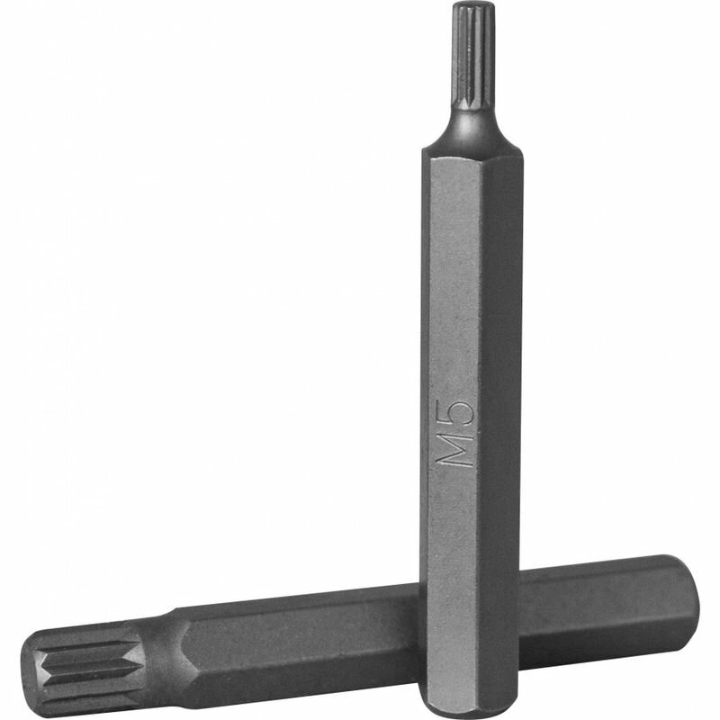 Вставка-бита 10 мм DR x 75 мм SPLINE M 6 Ombra 571706