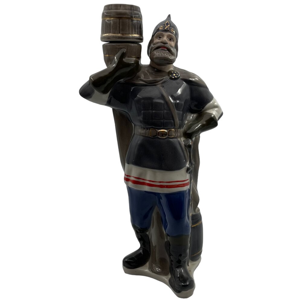 Штоф "Илья Муромец", 1 л, фарфор, ручная роспись, 1980-1991 гг, СССР