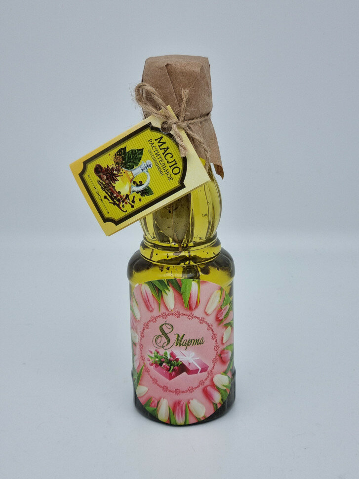 Масло подсолнечное для салатов с зеленой аджикой с 8 марта 250мл