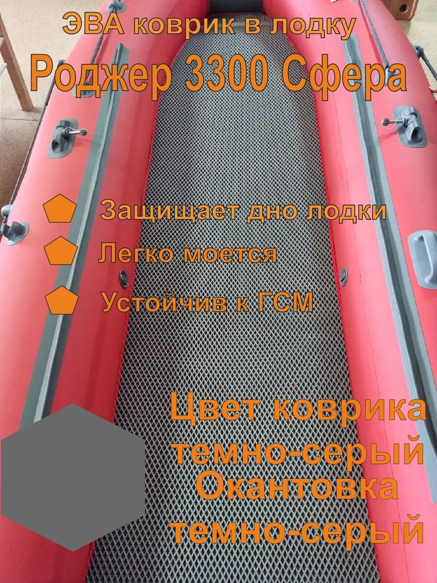 Эва коврик в лодку Роджер 3300 Сфера