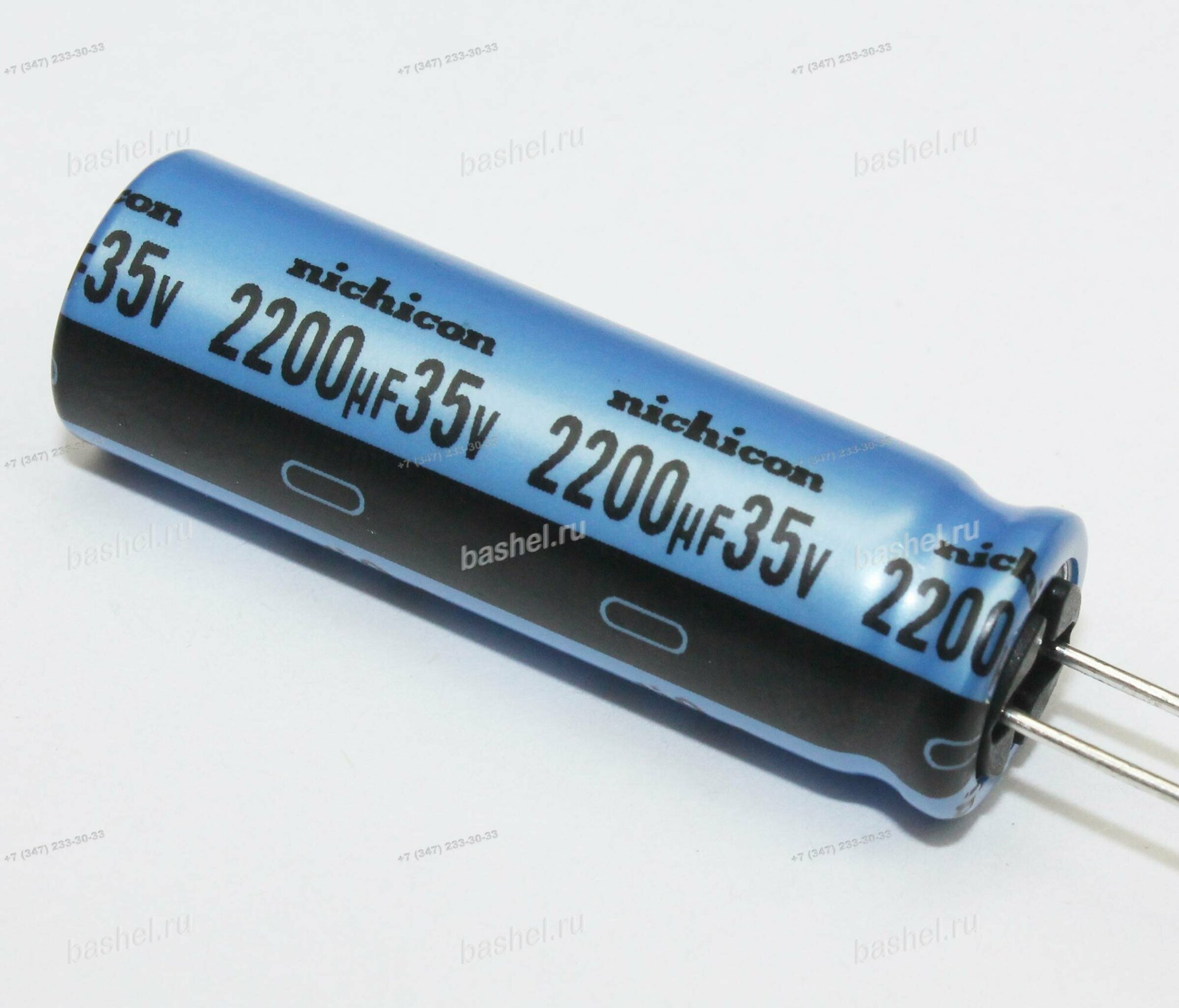 ECAP 2200 мкФ / 35В (12,5х40) KA 105°C, Конденсатор электролитический, Nichicon
