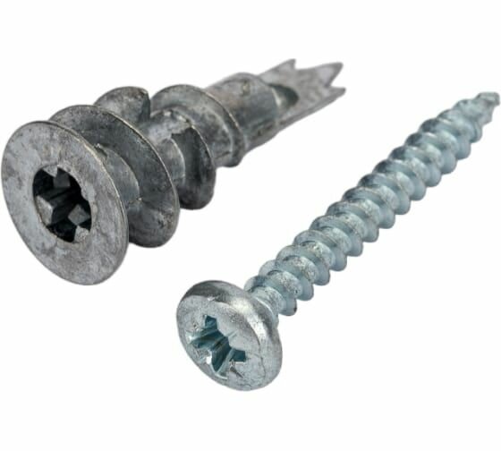 Дюбель Госкреп DRIVA металл, с шурупом, 10 шт. 4-0014580