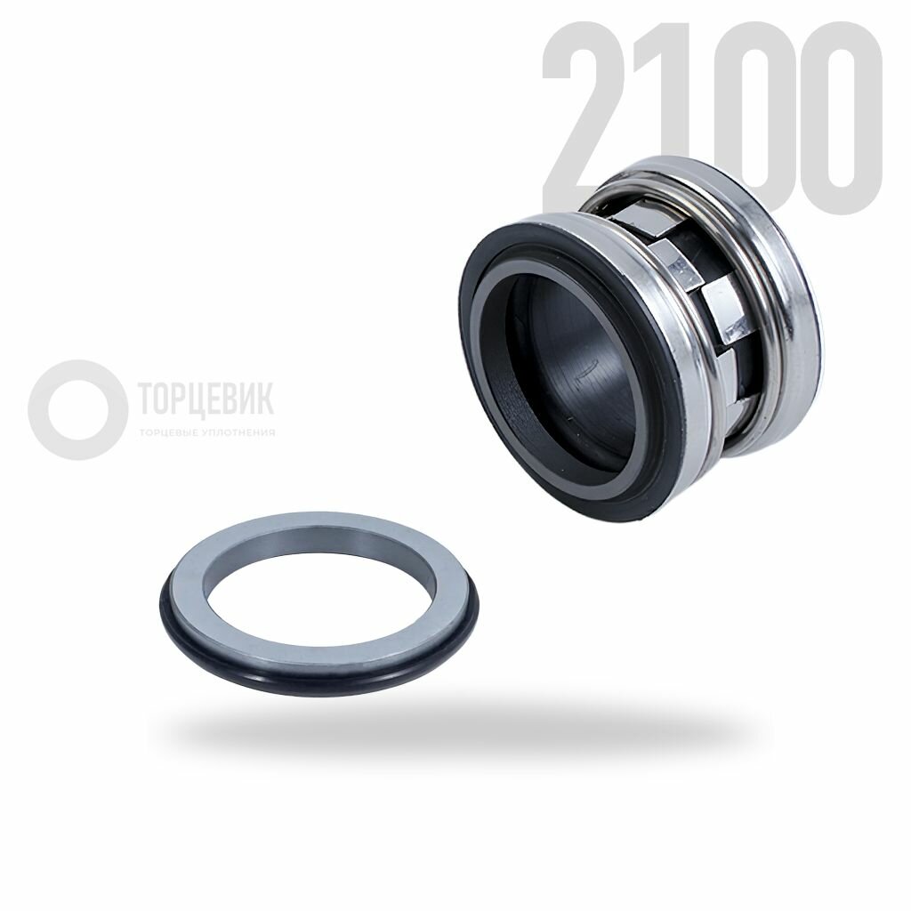 Торцевое уплотнение (сальник) 2100-24 (AS2100S-24) /M CAR/CER/Viton