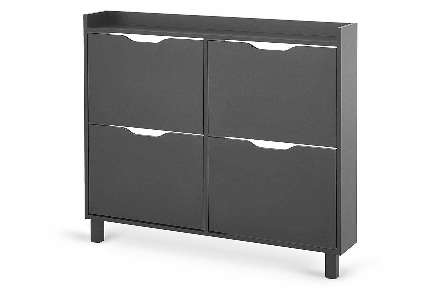 Шкаф обувной Дельта, 108х95х17, цвет антрацит