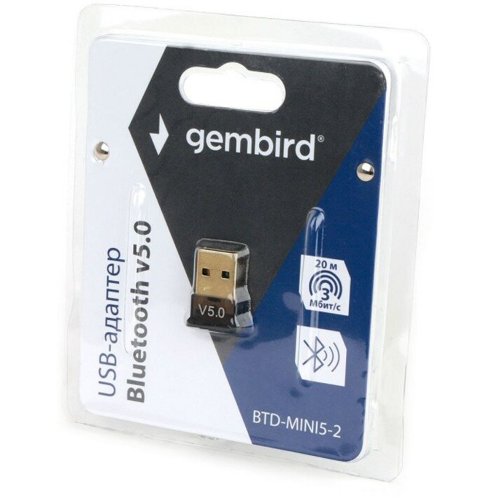 Bluetooth ресивер Gembird BTD-MINI5-2 — фото 1