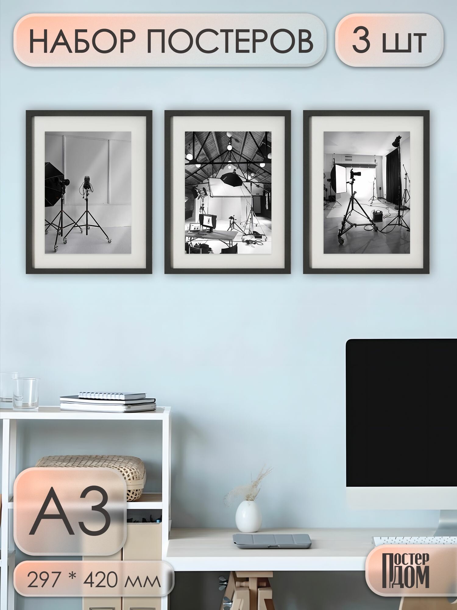 Постеры интерьерные на стену эстетика фотоаппарат