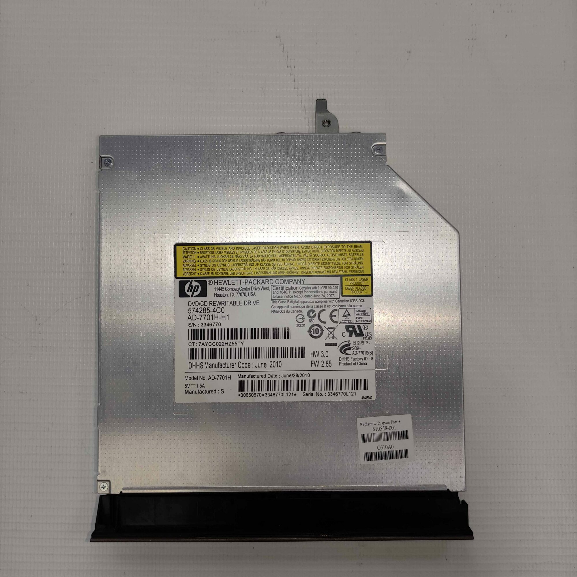 DVD Привод SATA HP AD-7701H-H1