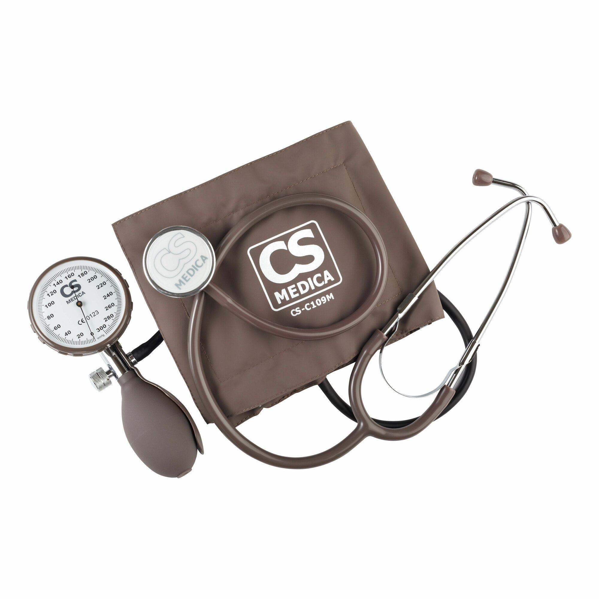 Тонометр измеритель давления механический CS Medica CS-109 Pro со встроенным фонендоскопом