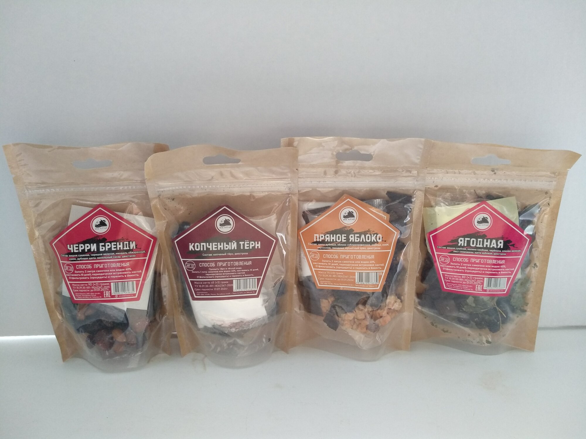 Подарочный набор фруктовых настоек ДедАлтай