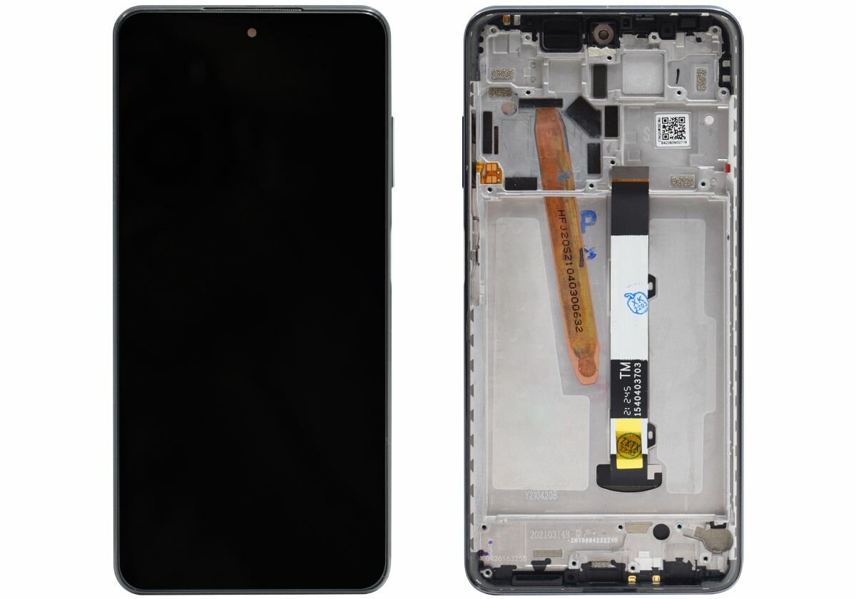 Дисплей для Xiaomi Poco X3 Pro в рамке (M2102J20SG)