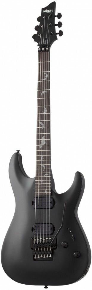 Электрогитара Schecter Damien-6 FR SBK, 6 струн, 24 лада