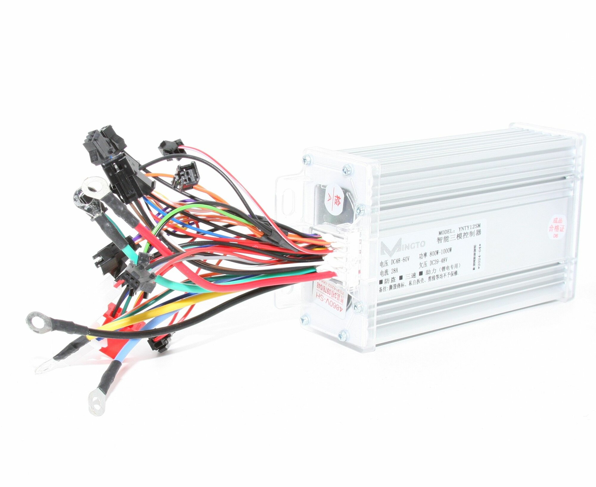 Контроллер 48-60v 28A 800-1000w для электровелосипеда