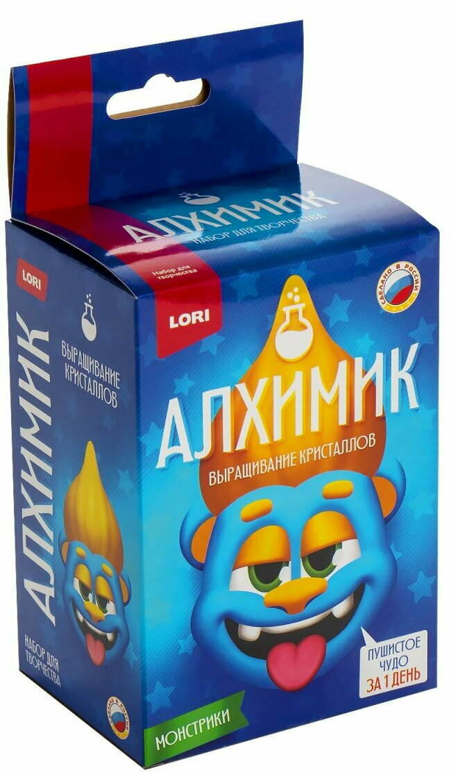 Выращивание кристаллов Монстрики "Голубой" Алхимик