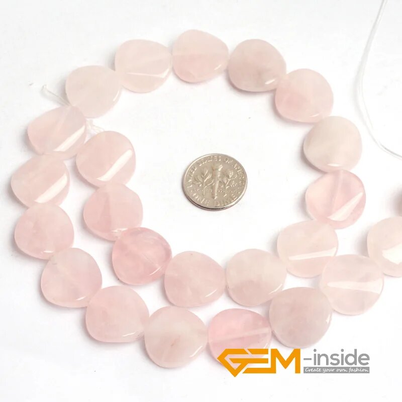 Бусины из розового кварца, 16 мм, GEM-inside