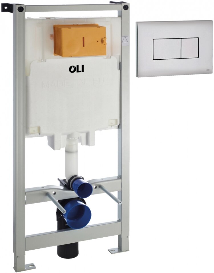 Система инсталляции для унитазов OLI Oli 80 300573 с кнопкой смыва Karisma 300573pKA00