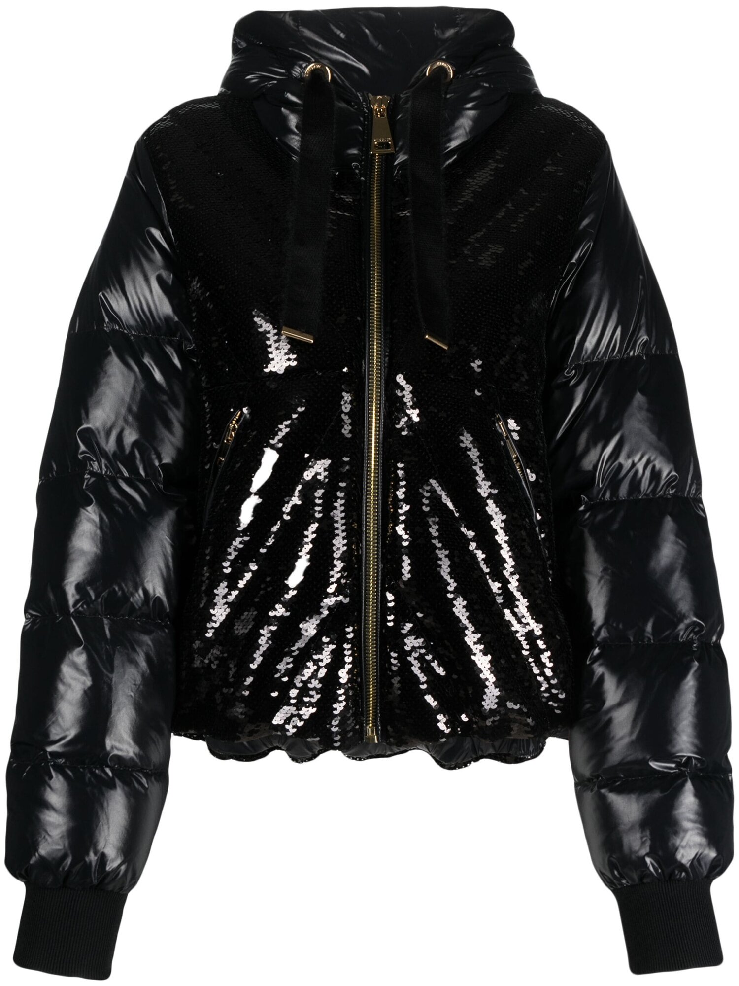 Куртка Puff Glossy Sequins