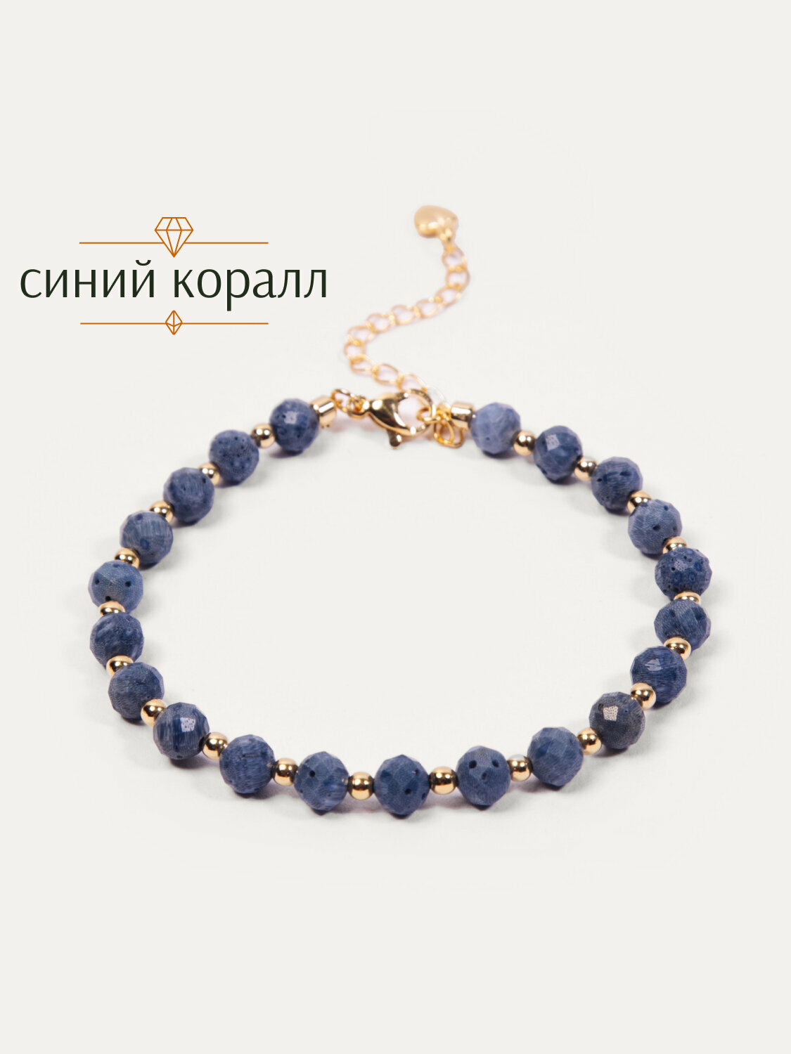 Браслет-нить, коралл