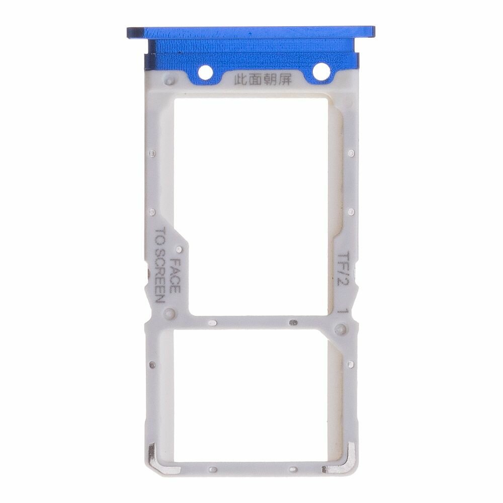 Держатель SIM карты для Xiaomi Mi9 Lite (синий)