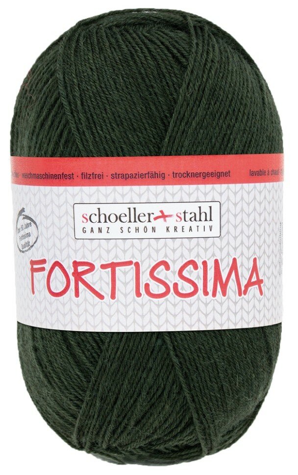 Пряжа Austermann 90038 Fortissima Socka 4-fach Uni 100 г 420 м #2091