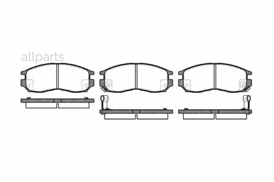 ROAD HOUSE 246002 Колодки торм. дисковые