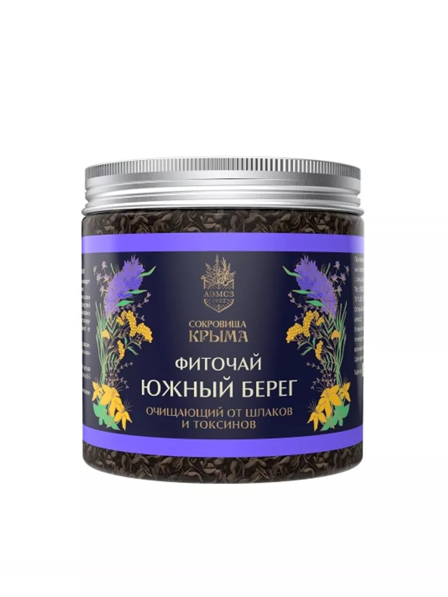 Фиточай "Южный берег" очищающий от шлаков и токсинов, 90г