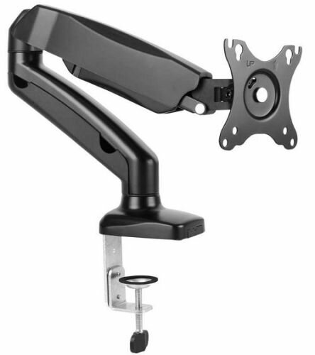 Кронштейн настенный Ultramounts UM700 для 13-27", весом 2-6.5кг, наклон 45-90°, поворот на 90°, вращение на 360°, зажим 10-85мм