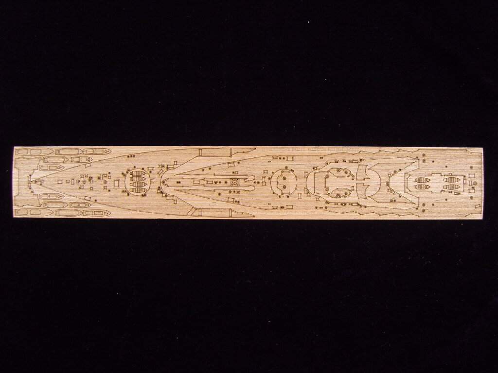 AW20010 Деревянная палуба для IJN Nagato