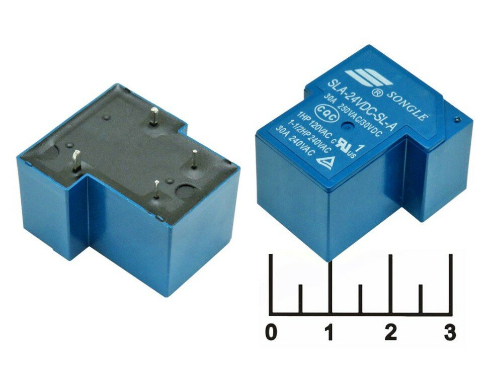 Реле =24V 30A/250V SLA-24VDC-SL-A